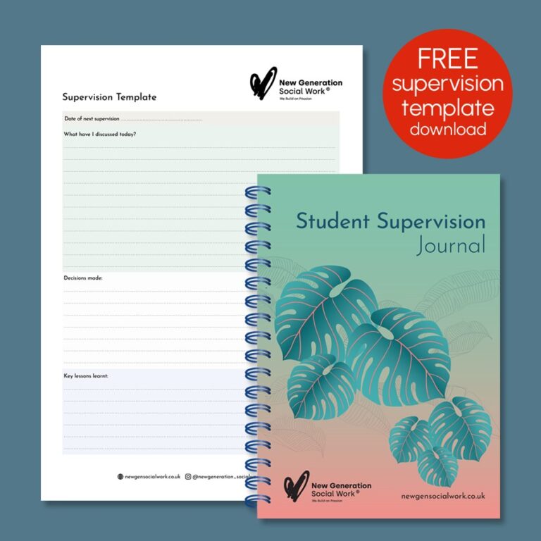 Student Supervision Journal - New Generation Social Work
